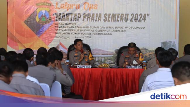 Jelang Pilkada Serentak 2024, Polres Probolinggo Gelar Latihan Praops