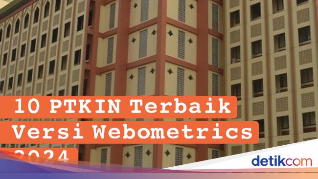 Infografis: 10 PTKIN Terbaik di Indonesia Versi Webometrics 2024