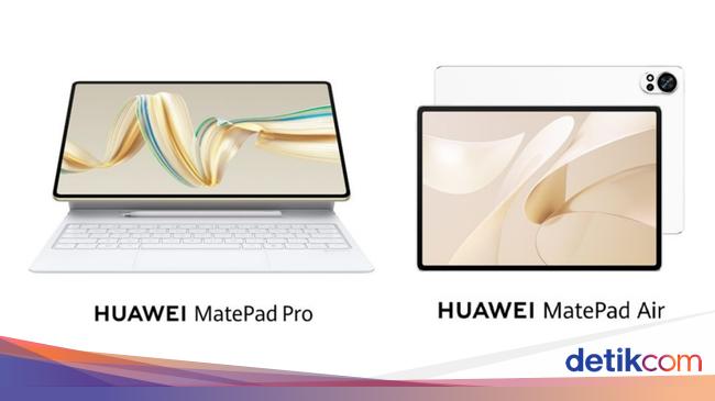 Huawei MatePad Pro 12.2 dan MatePad Air 2024 Dirilis, Spek Saingi iPad