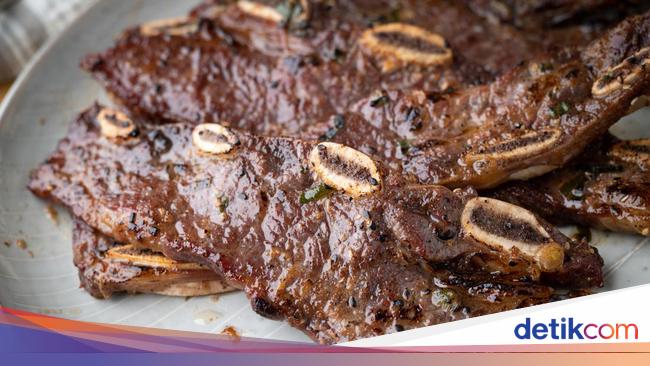 Resep BBQ Iga Sapi Korea (Galbi), Berbunbu Meresap Mantap
