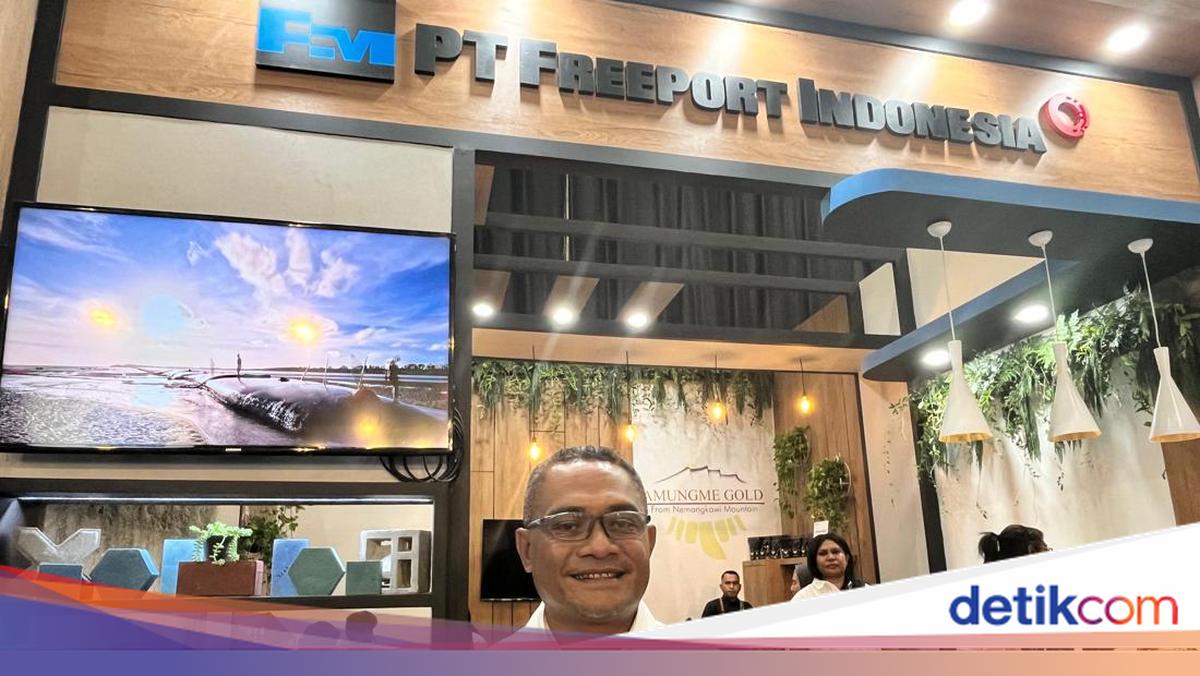 Freeport Sulap Sisa Pasir Tambang Jadi Daratan di Pesisir Pantai