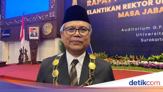 Profil Prof Hartono, Resmi Dilantik Jadi Rektor UNS Masa Jabatan 2024-2029