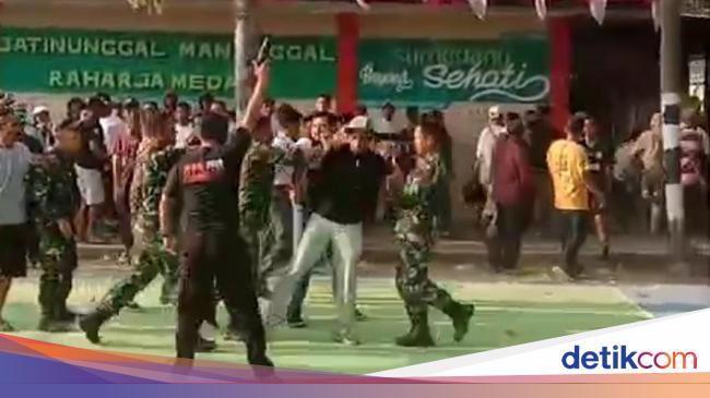 4 Tembakan Peringatan Lerai Kericuhan Tarkam Bola Voli di Sumedang