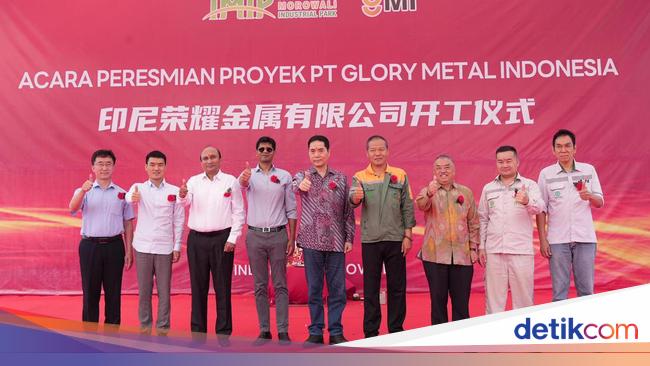 Groundbreaking PT GMI di IMIP, Kerja Sama Tsingshan dan Jindal Group