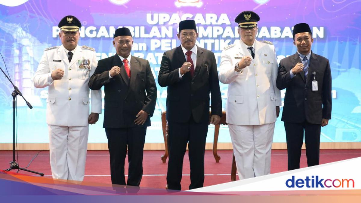 Sujarwanto Dilantik Jadi Pj Bupati Pati, Arief Irwanto Pj Bupati Cilacap