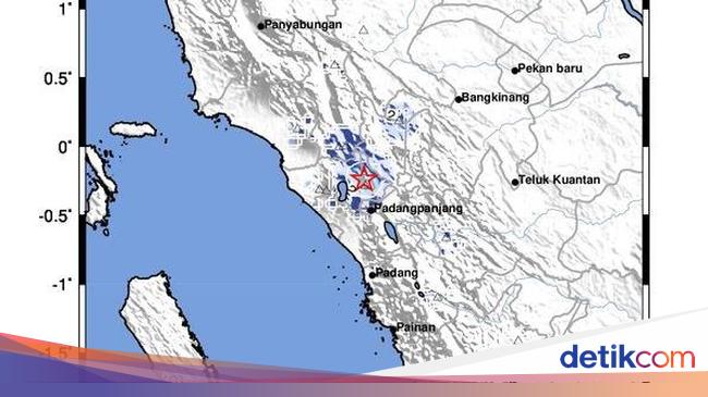 BMKG: Gempa M 3,4 di Bukittinggi Akibat Aktivitas Sesar Sianok