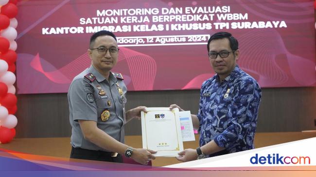Kantor Imigrasi Surabaya Berhasil Pertahankan Predikat WBBM Kantor Imigrasi Surabaya Berhasil Pertahankan Predikat WBBM