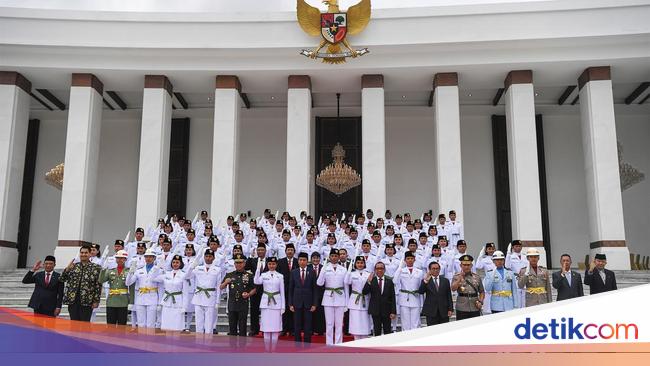 Daftar 76 Anggota Paskibraka Nasional 2024 di Upacara HUT ke-79 RI