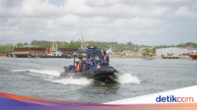 5 Kapal Polda Kaltim Patroli di Perairan Sekitar IKN Jelang HUT RI Ke-79