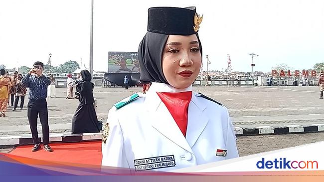 Mengenal Sosok Pembawa Baki Upacara HUT Ke-79 RI di BKB Palembang