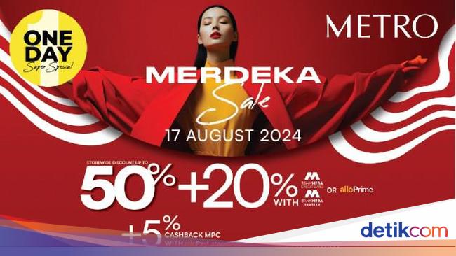 Merdeka Sale, Metro Department Store Gelar One Day Super Special