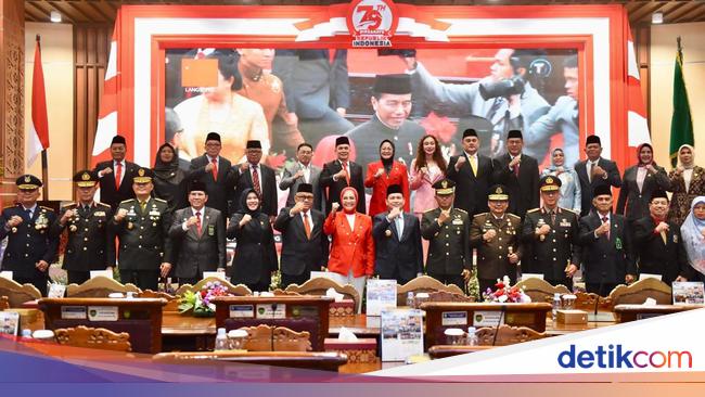 DPRD Sumsel Bersama Forkopimda Simak Pidato Kenegaraan Presiden Jokowi
