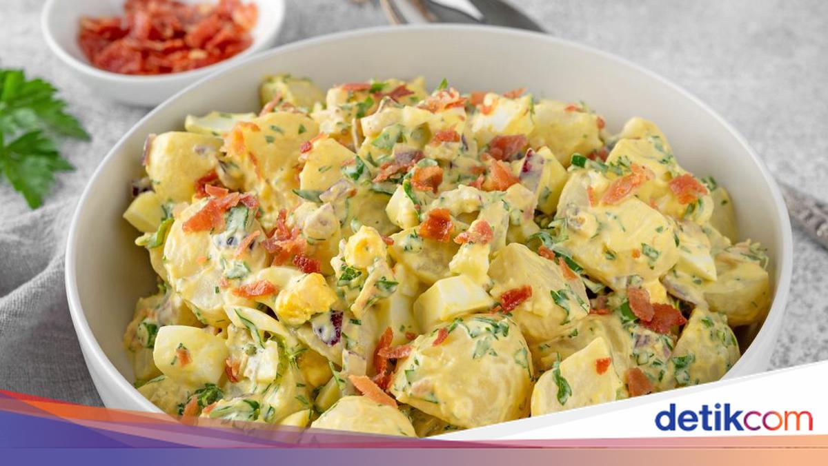 Resep Selada Kentang dan Beef Bacon, Menu Diet yang Praktis