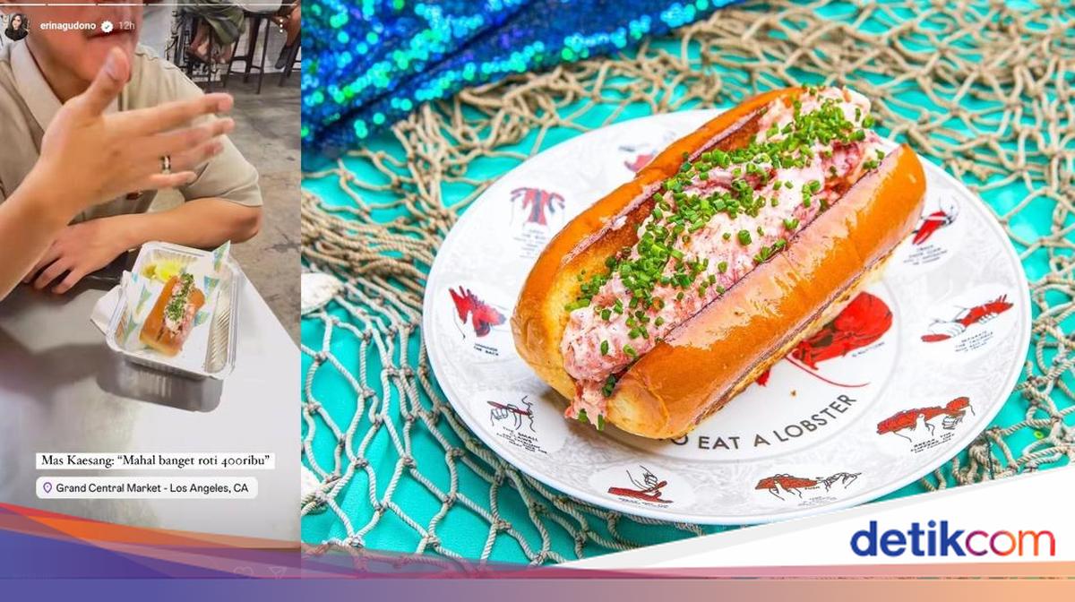 Erina Gudono Pamer Jajan Roti Lobster Rp 400 Ribu di Los Angeles