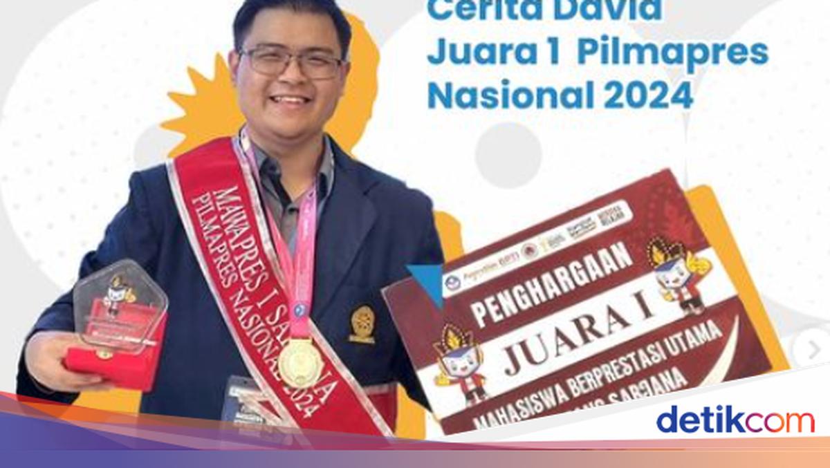 Cerita David Raih Juara 1 Pilmapres Nasional 2024, Ini Sederet Prestasinya