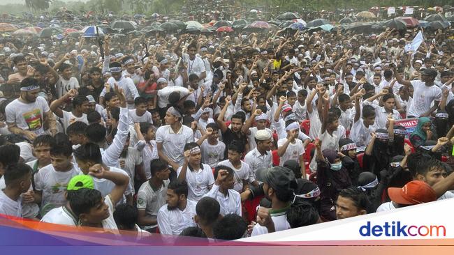 Pengungsi Rohingya Peringati 7 Tahun Genosida
