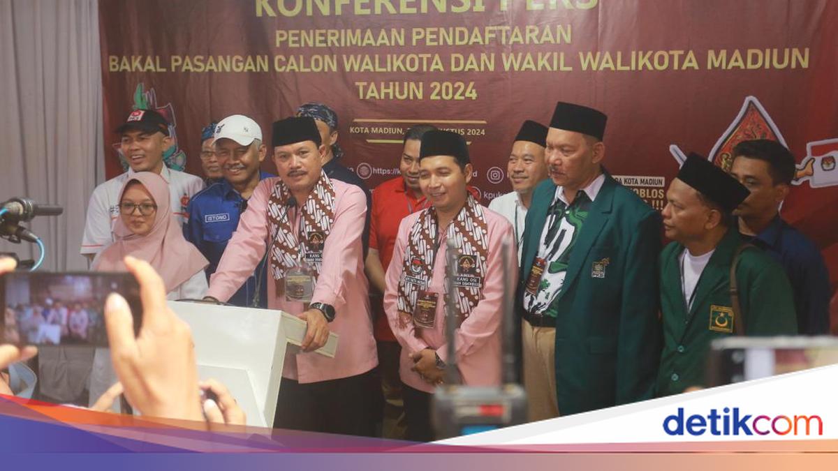 Komitmen Maidi Gandeng Bagus Panuntun Usai Daftar Pilwali Madiun