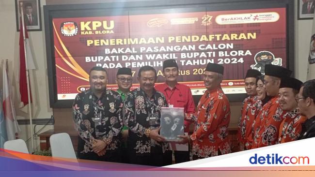 Abu Nafi-Andika Daftar Pilkada Blora, Yakin Bakal Menang