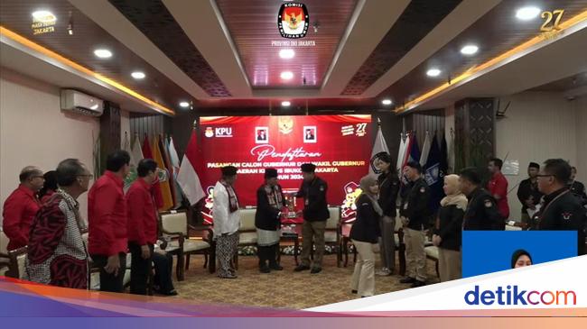 Pramono Anung-Rano Karno Resmi Daftar Cagub-Cawagub Jakarta ke KPU DKI Pramono Anung-Rano Karno Resmi Daftar Cagub-Cawagub Jakarta ke KPU DKI
