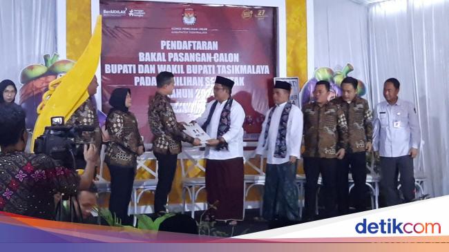 Petahana Ade Sugianto-Iip Daftar Pilbup Tasikmalaya, Diusung 4 Parpol