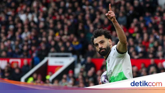 Mo Salah sang Top Skor di Old Trafford