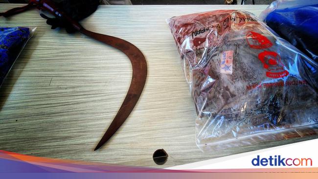 Pelajar SMP di Sukabumi Tewas Dibacok, Celurit-Seragam Berdarah Disita