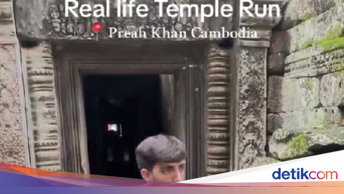 Turis Main Temple Run Langsung di Angkor Wat, Arkeolog Protes, Warga Santai