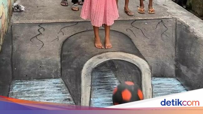 Gambar Pakai Kapur Ini Sukses Bikin Ilusi Optik, Menipu Otak Gambar Pakai Kapur Ini Sukses Bikin Ilusi Optik, Menipu Otak