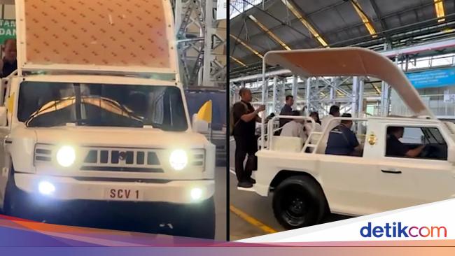Ini Mobil yang Dipakai Paus Fransiskus saat Berkunjung ke Indonesia
