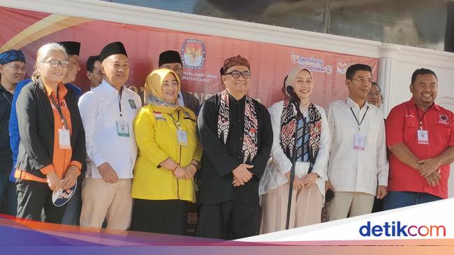 Syakur-Putri, Penantang Petahana di Pilbup Garut yang Diusung 11 Parpol