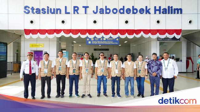 8 CEO Kereta Api se-ASEAN Jajal LRT Jabodebek