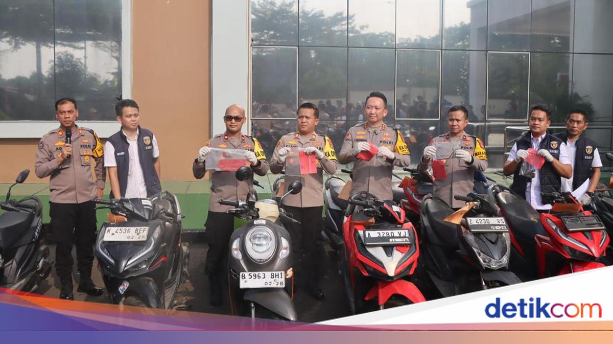 Satpam Otaki Curanmor di Tangerang, 16 Motor hingga Senpi Rakitan Disita