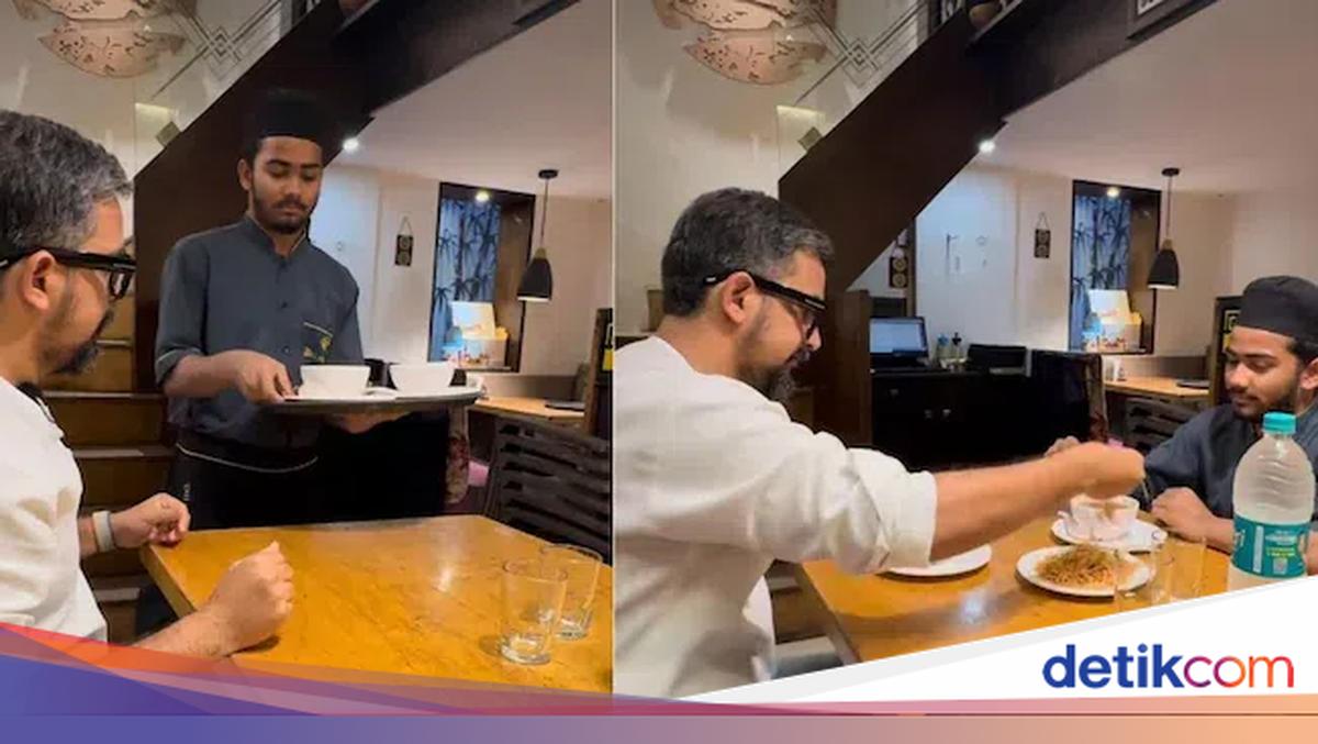 Keren! Pria yang Ajak Makan Pelayan Resto Ini Banjir Pujian