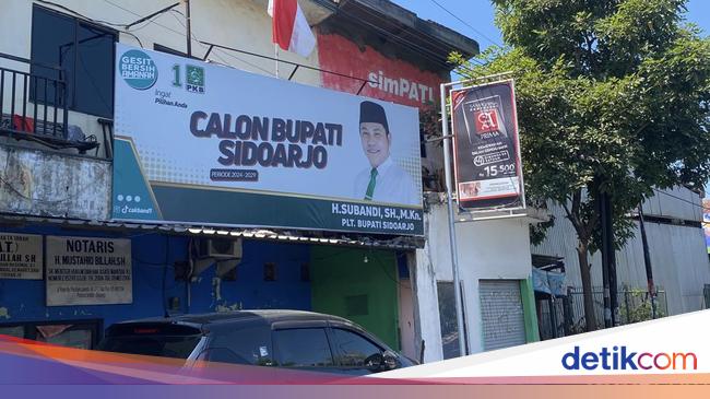 PKB Sidoarjo Turunkan Baliho Subandi yang Masih Pakai Logo Partai