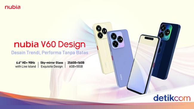 ZTE Rilis Nubia V60 Design, Harganya Rp 1 Jutaan