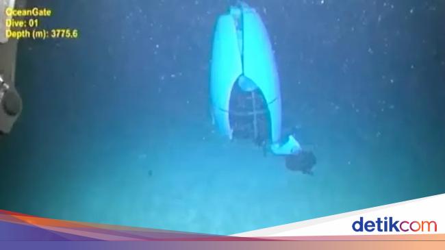 Terungkap, Foto Pertama Kapal Selam Titan Usai Meledak di Dasar Laut