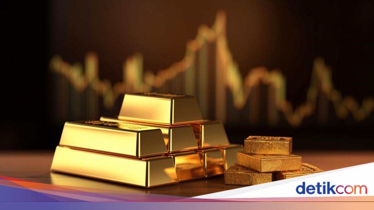 Harga Emas Hari Ini Anjlok dari Level Tertinggi, Jadi Segini