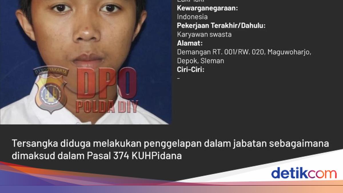Ega Hasbi Buron Polda DIY Tilep Uang Perusahaan Ratusan Juta