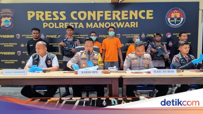 Polisi Ungkap 3 Perakit Senjata Api Ilegal di Manokwari Berstatus Ayah-Anak