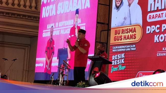 Ini Janji Eri ke Ranting PDIP yang Menangkan Risma-Gus Hans dan Eri-Armuji Ini Janji Eri ke Ranting PDIP yang Menangkan Risma-Gus Hans dan Eri-Armuji