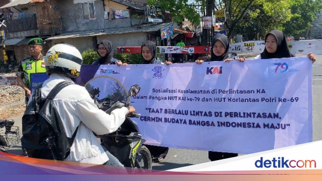 Langgar Lalu Lintas di Perlintasan KA Laswi, Pengendara Diberi 'Surat Cinta'