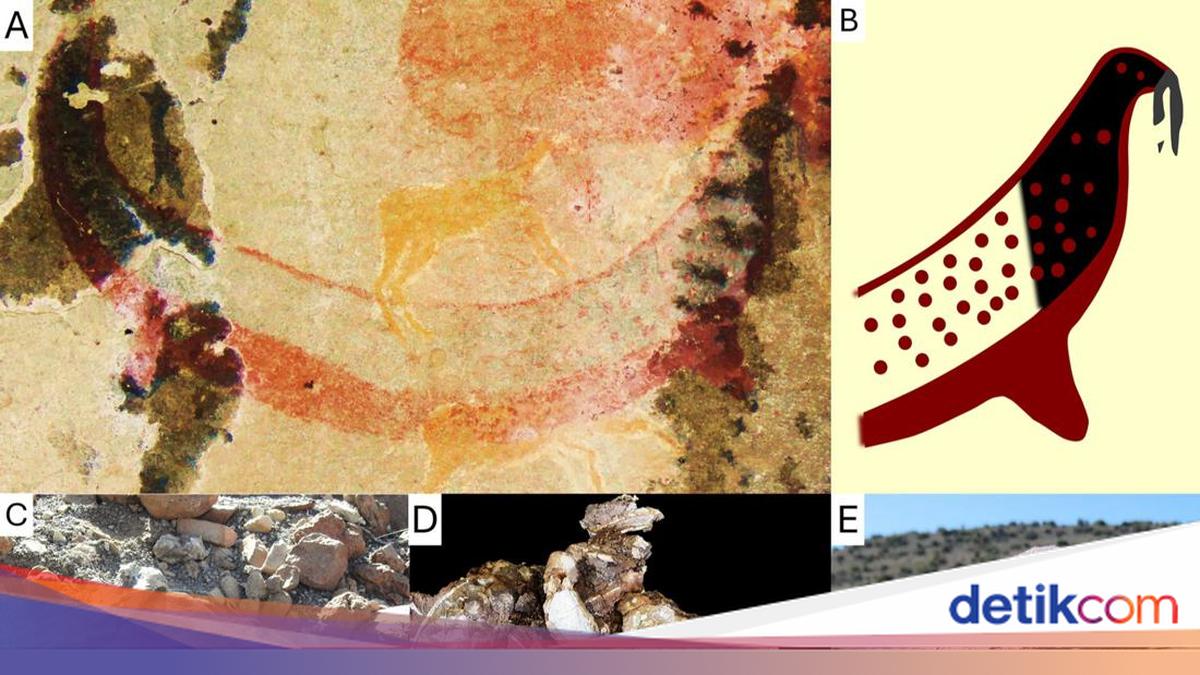 Gambar Cadas Ini Diduga Rekam Rupa Hewan yang Telah Punah