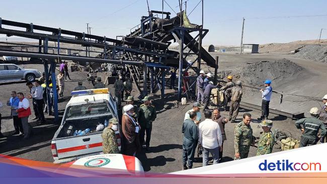 Horor Ledakan Tambang Batu Bara di Iran, Puluhan Orang Tewas