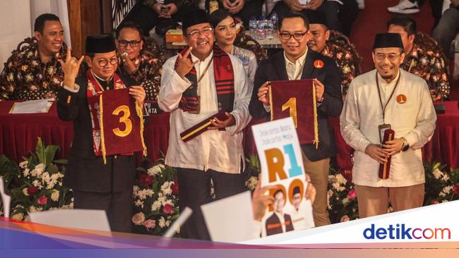 Salam Metal Pramono-Rano Terima Nomor Urut 3 Pilgub Jakarta