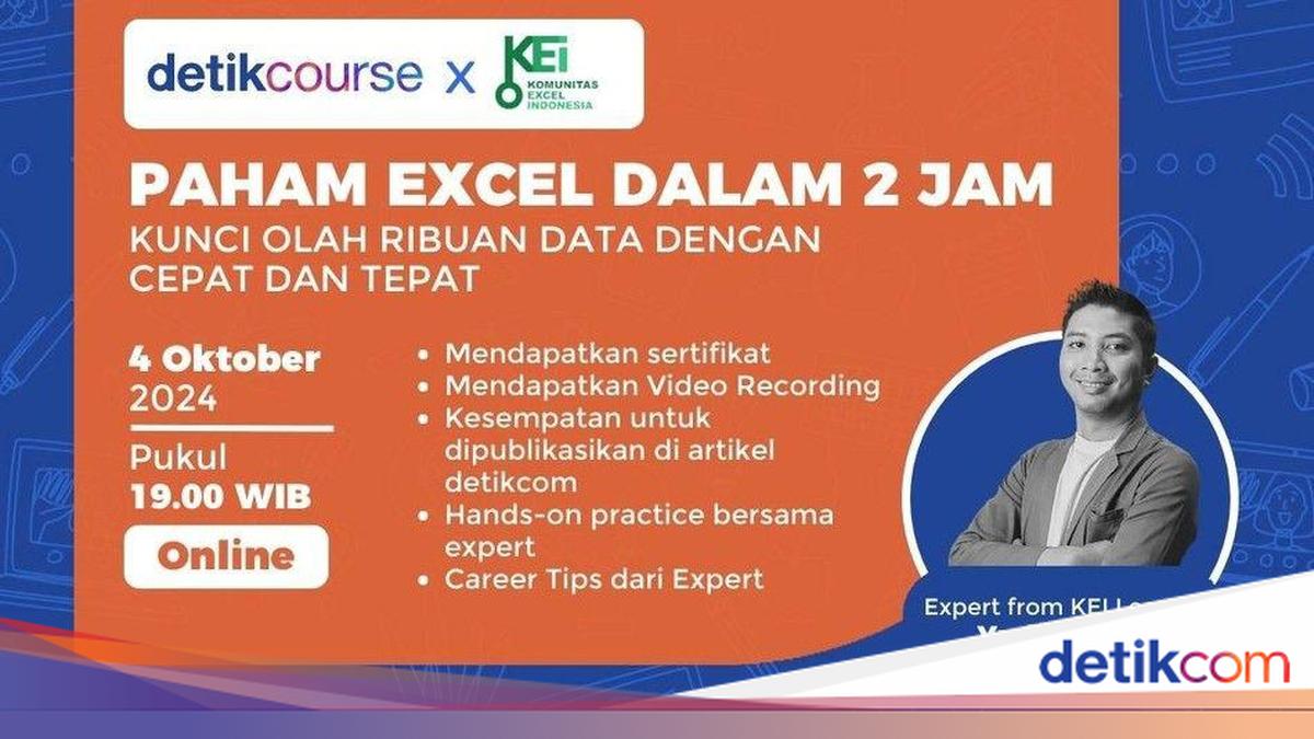 Kuasai 7 Rumus-Fitur Excel Ini untuk Olah Ribuan Data di Kelas Excel ...