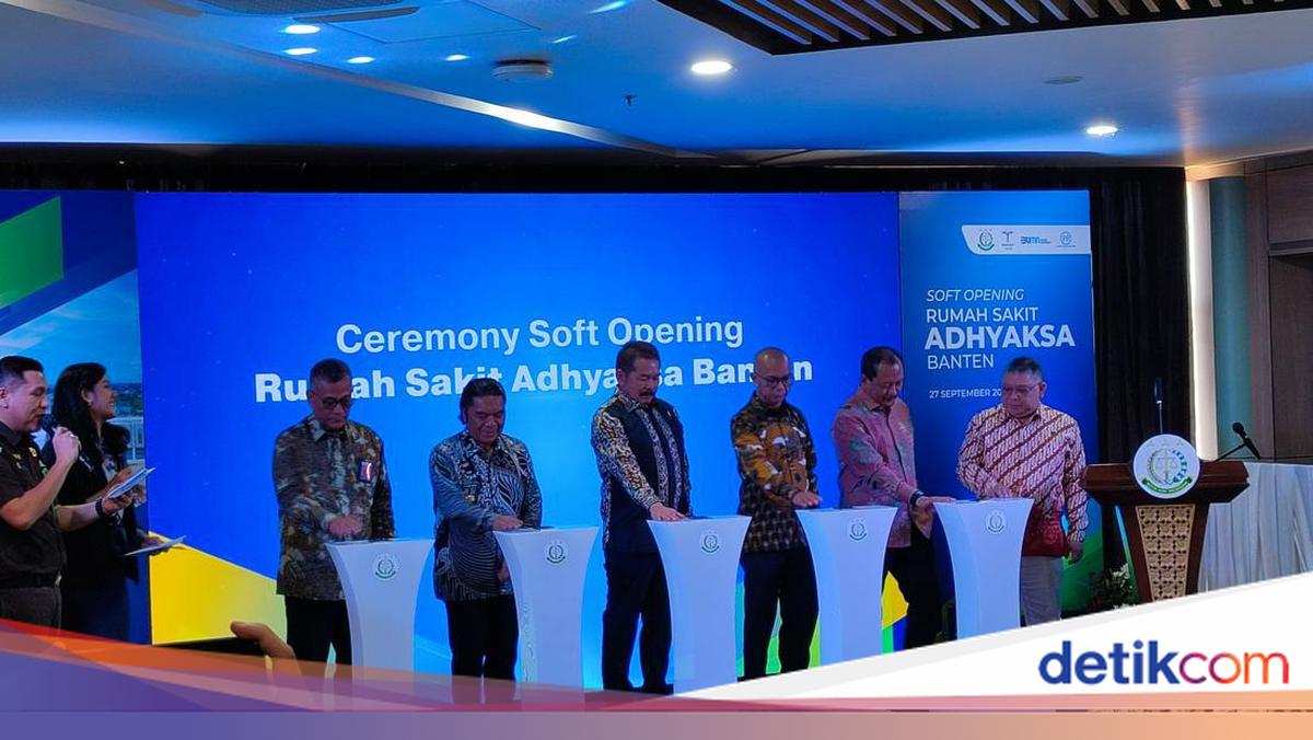 Jaksa Agung Resmikan RS Adhyaksa Banten, Terbuka untuk Umum