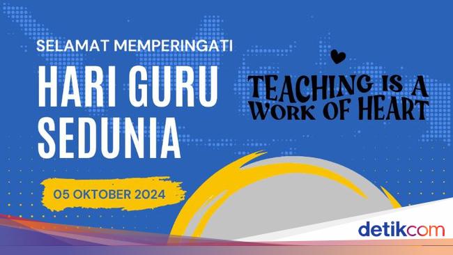42 Ucapan Hari Guru Sedunia 2024, Penuh Doa untuk Pahlawan Tanpa Tanda Jasa