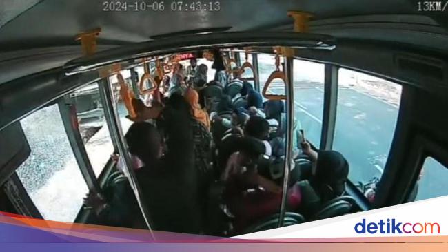 Langkah Polisi soal Kaca Bus Trans Jatim Dilempar Batu di Suramadu