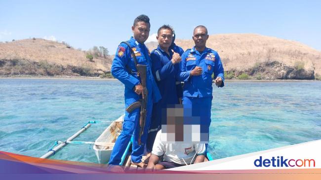 Polair Tangkap Pengebom Ikan Saat Beraksi di Perairan Ende