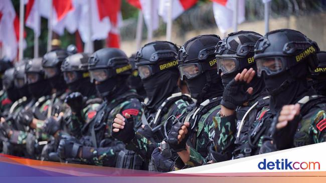 Polri Gladi Bersih Apel Gelar Pasukan Pengamanan Pelantikan Presiden